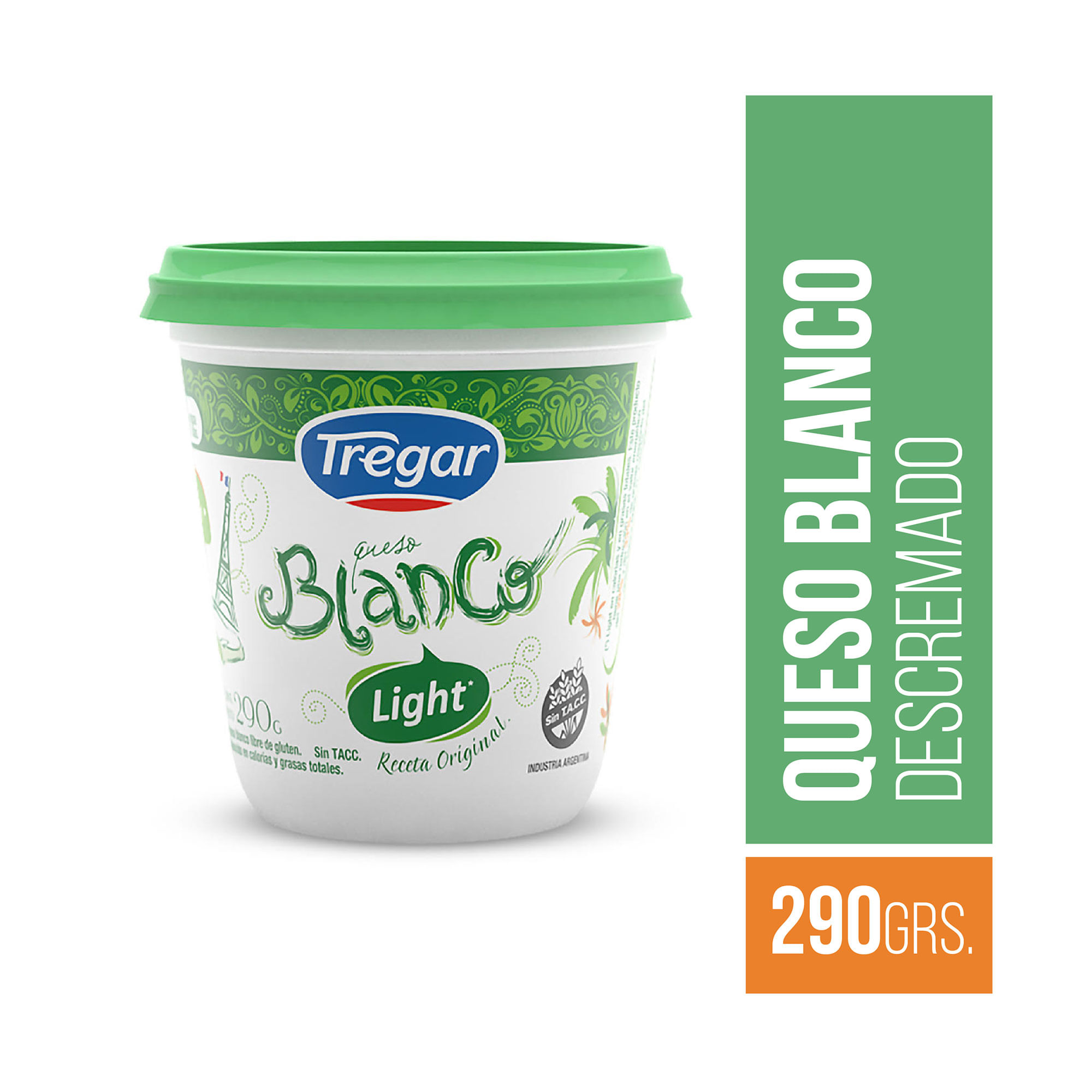 Queso blanco Tregar light 290 g. - Carrefour