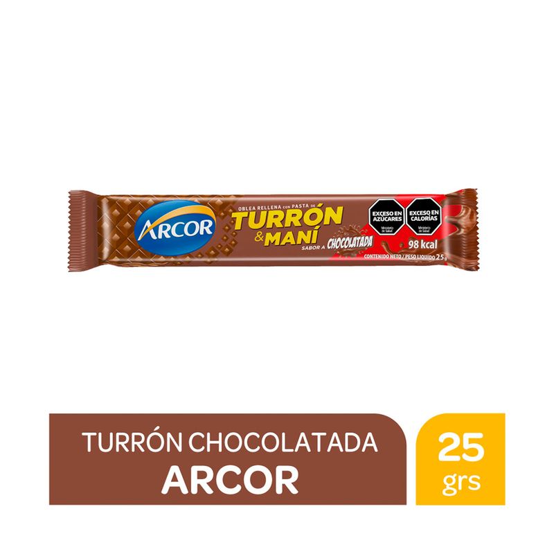 Turrón Arcor chocolatada 25 g. - Carrefour