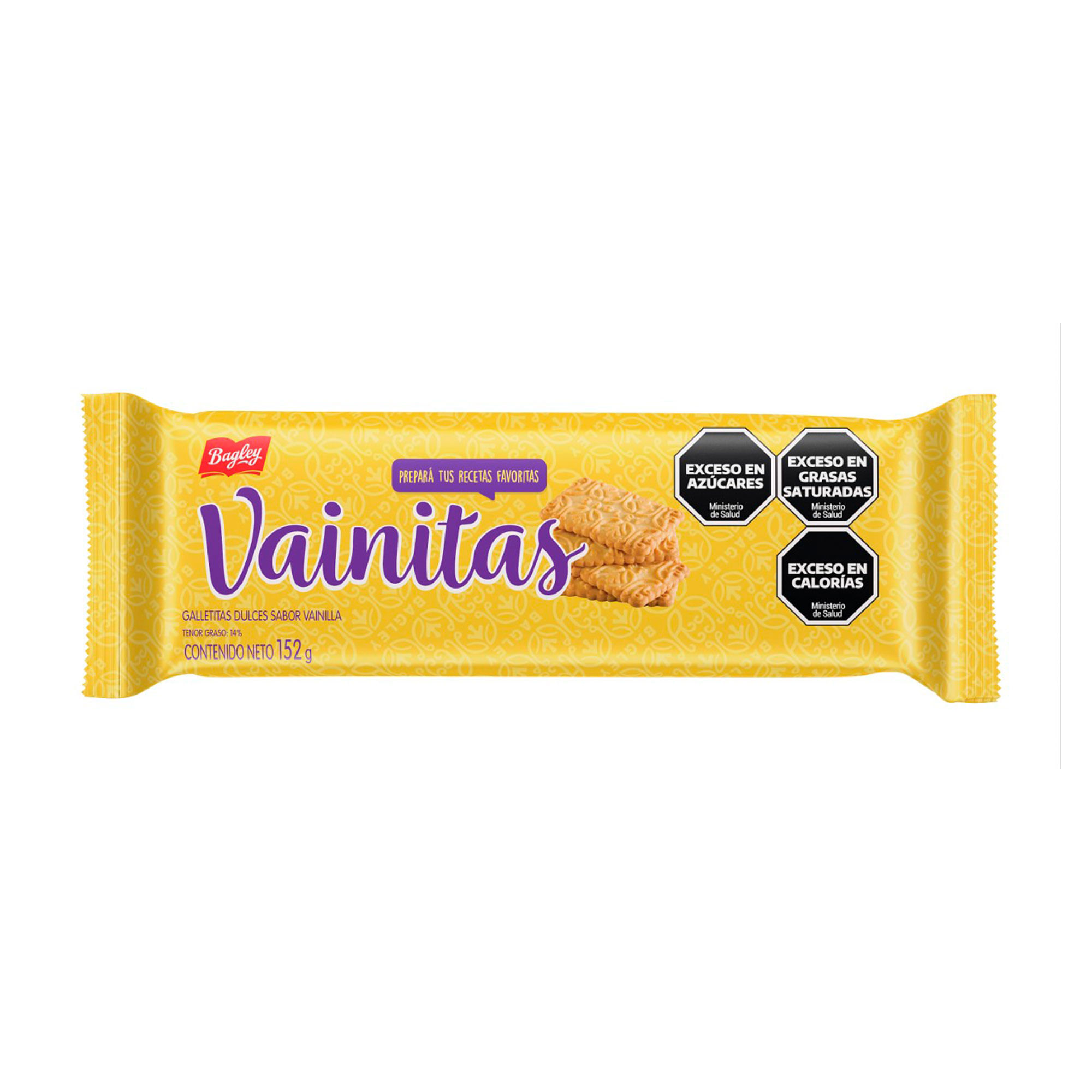 Galletitas Vainitas vainilla 152 g. - Carrefour