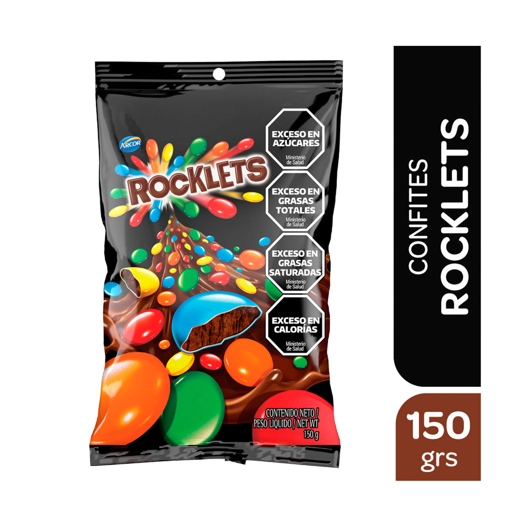 Confites de chocolate Rocklets 150 g. - Carrefour