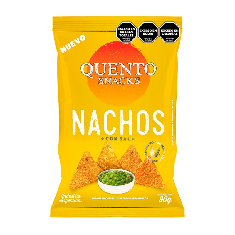 Nachos Quento clásicos 90 g. - Carrefour