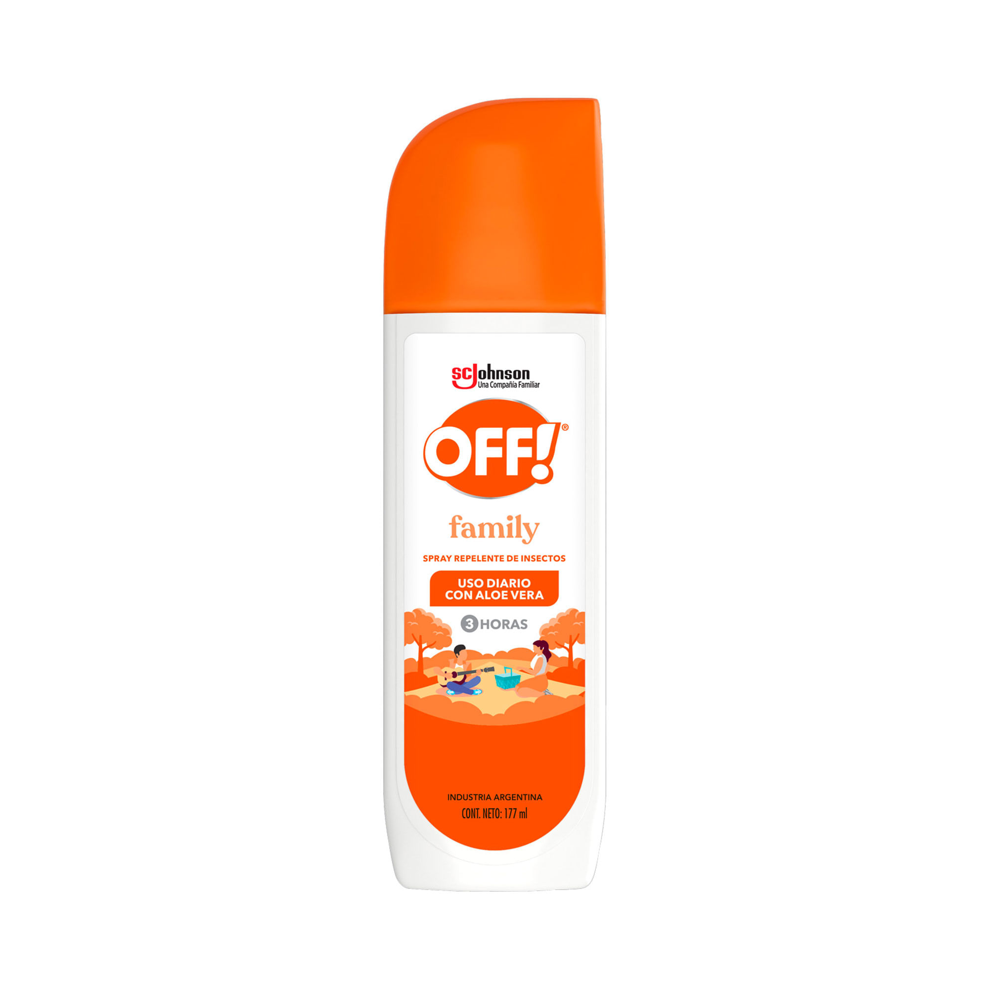 Repelente para mosquitos Off! family spray 177 ml. - Carrefour