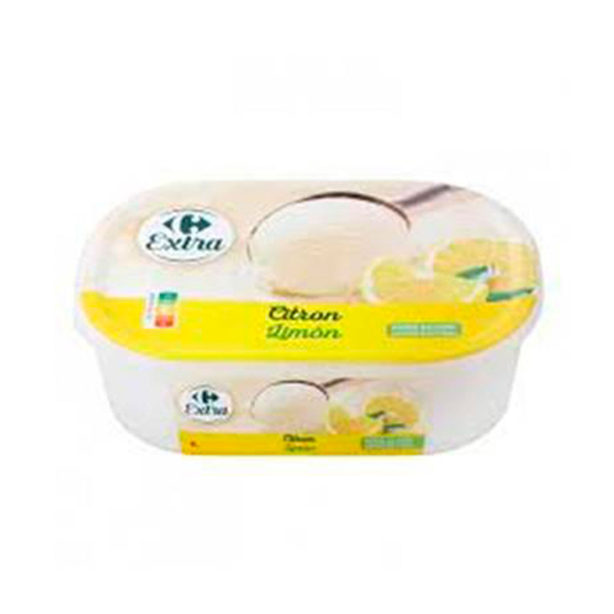Helado Carrefour mouse de limón en pote 600 g. - Carrefour
