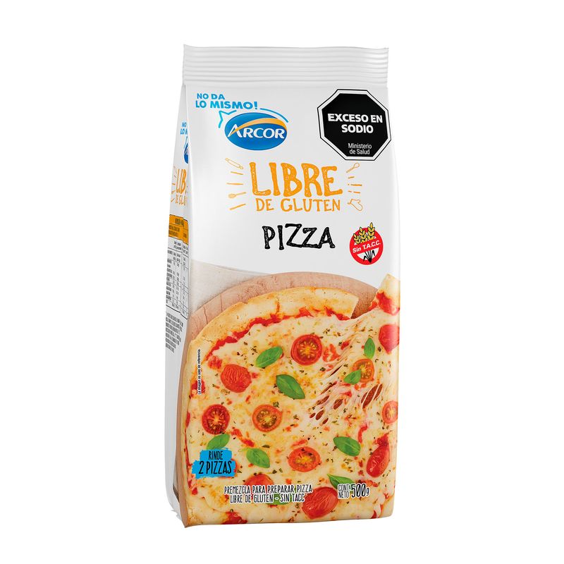 Premezcla para pizza Arcor 500 g. Sin TACC - Carrefour