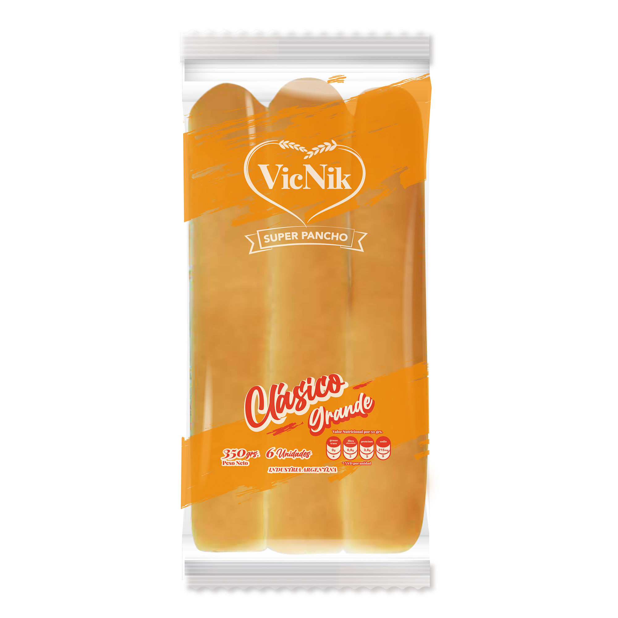 Pan para super pancho Vicnik en bolsa 350 g. - Carrefour