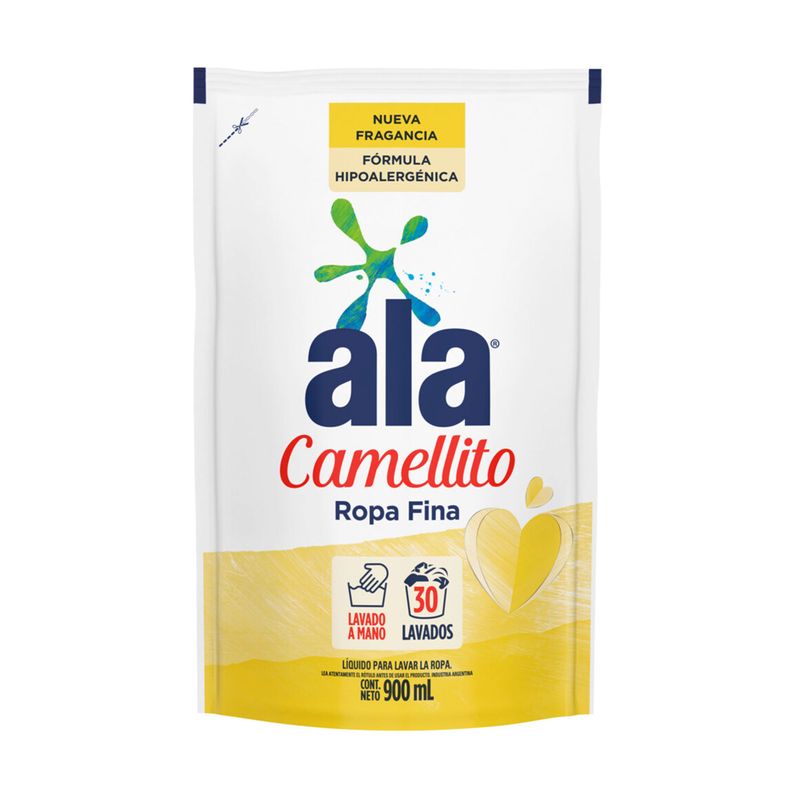 Detergente ropa fina Ala camellito lavado a mano dp 900 cc. - Carrefour
