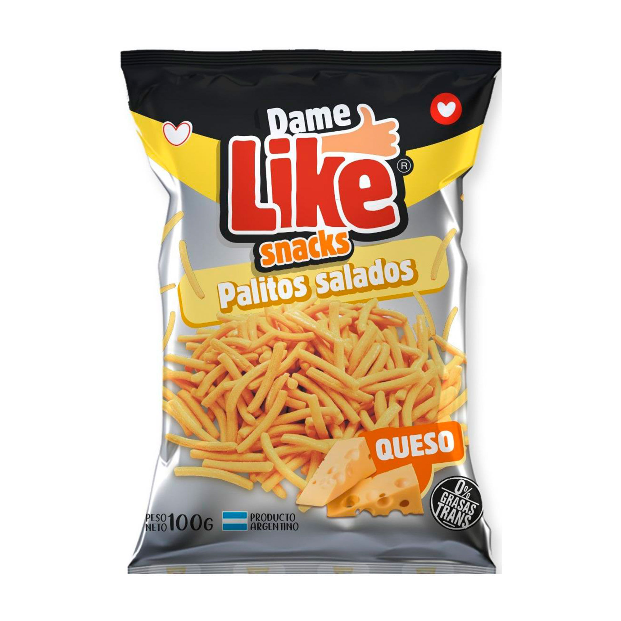Palitos salado Dame like sabor queso 100 g. - Carrefour