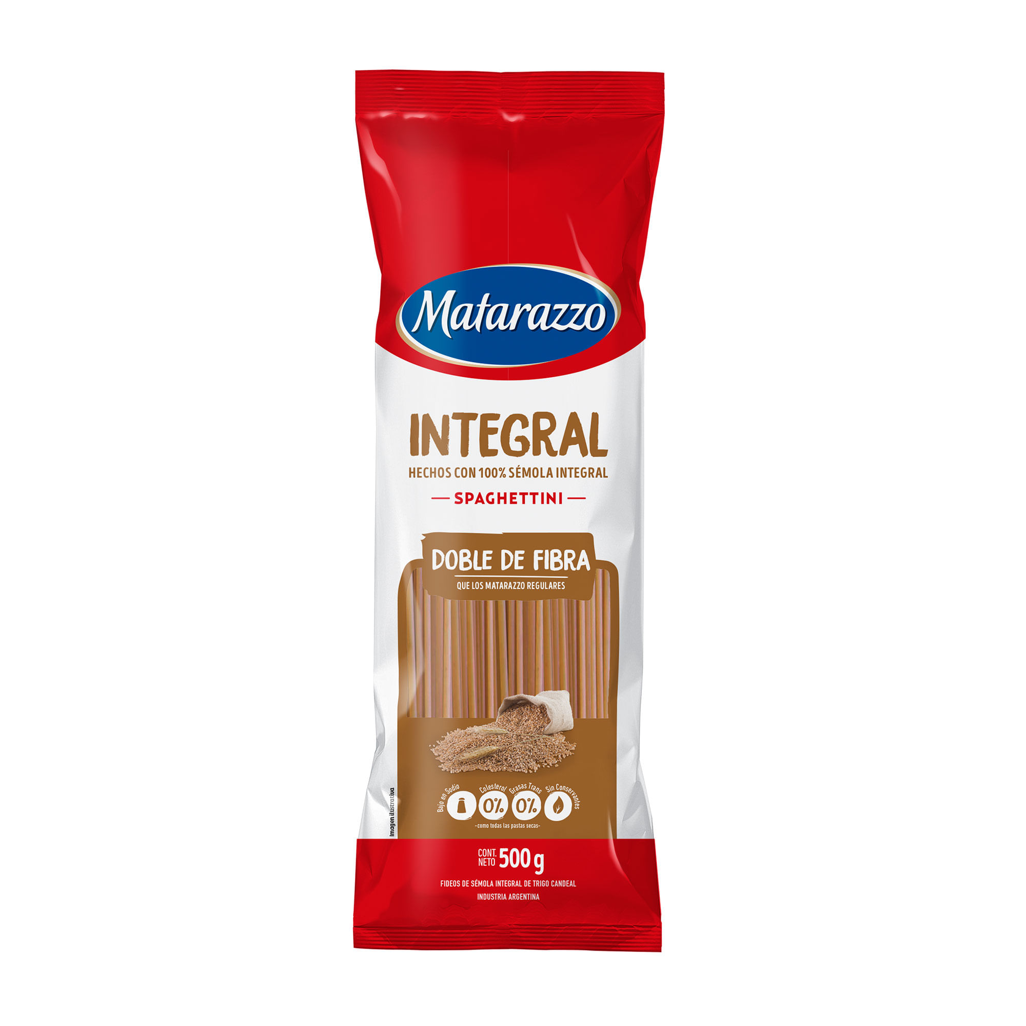 Fideos integrales spaghetti Matarazzo 500 g. - Carrefour