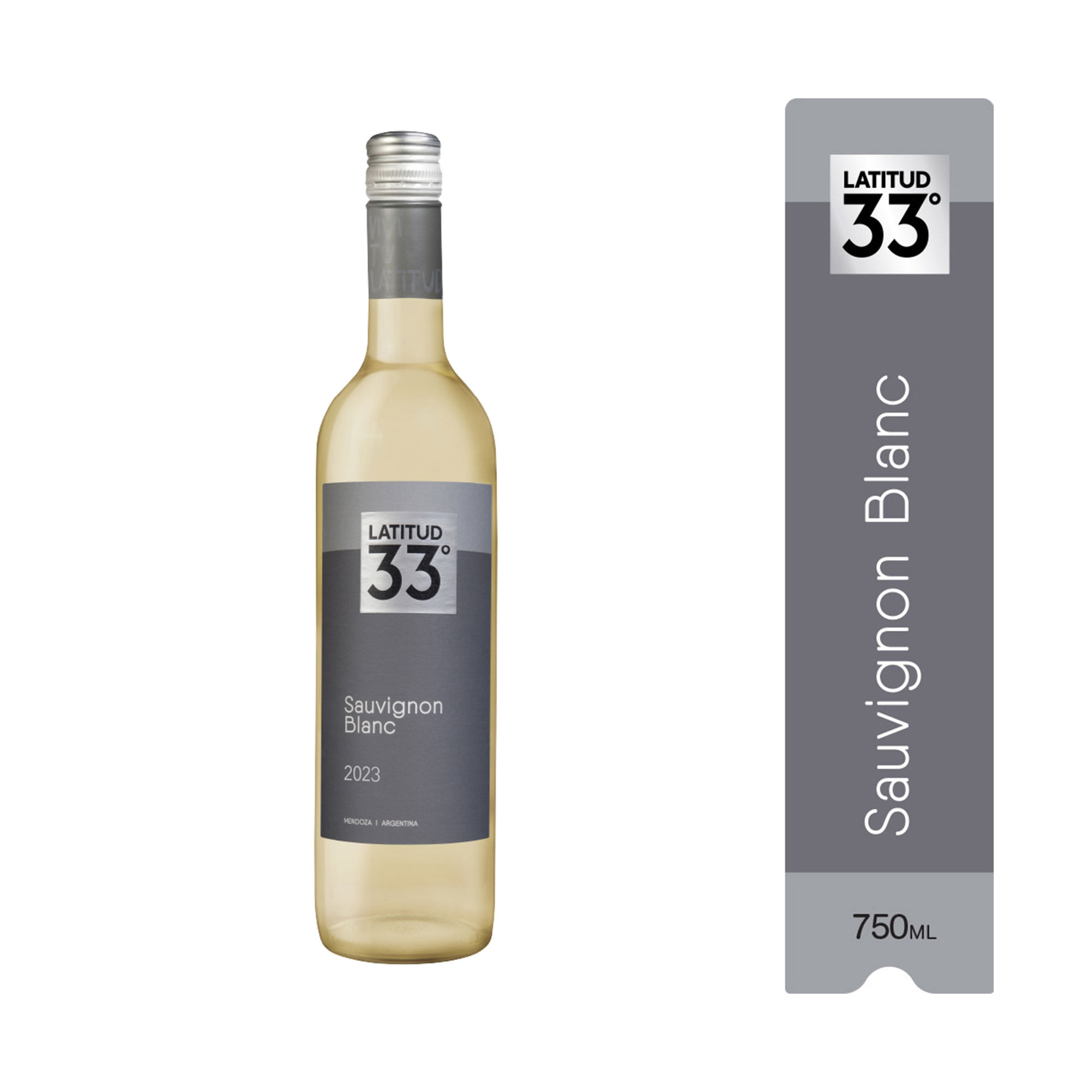 Vino blanco Sauvignon Blanc Latitud 33° 750 ml - Carrefour