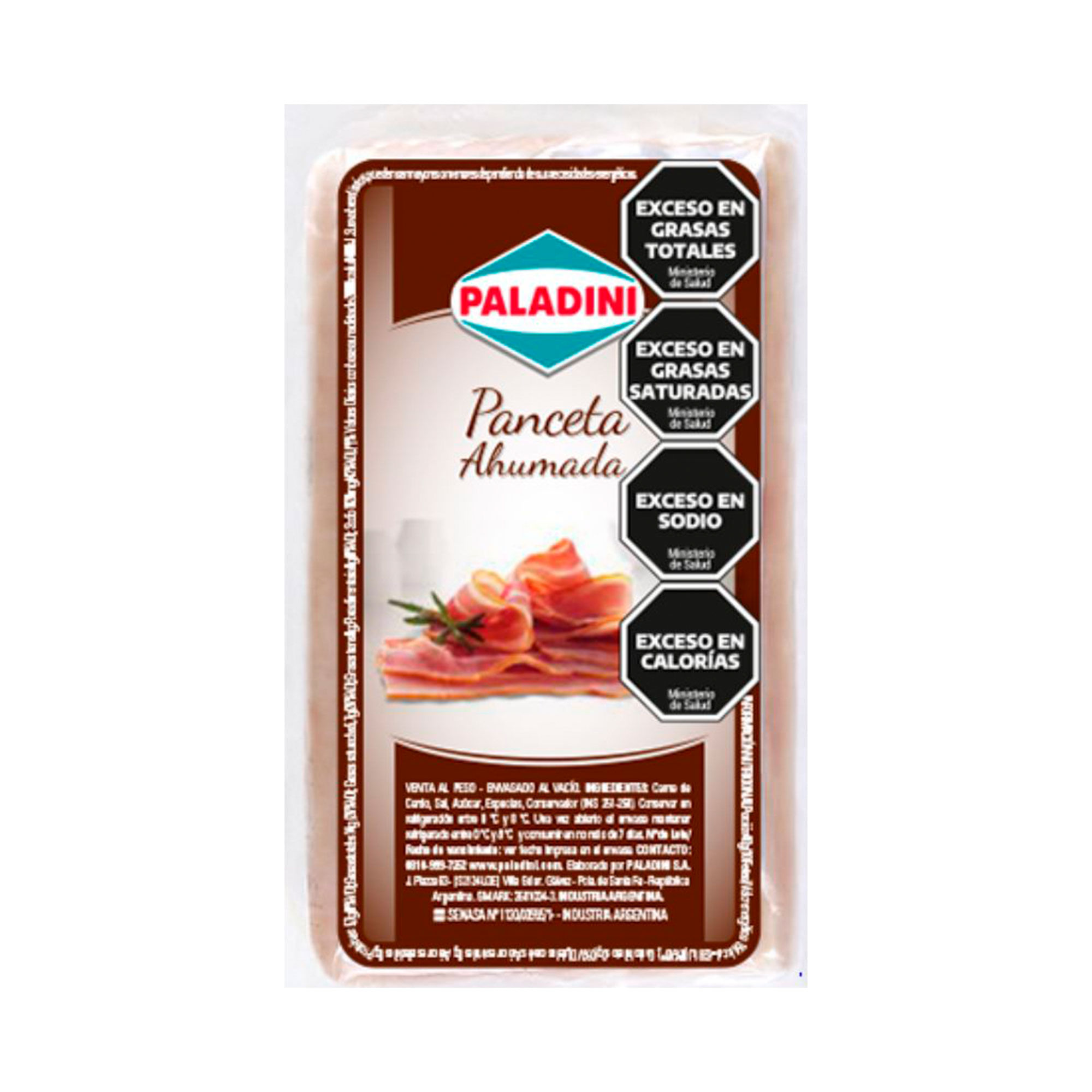 Panceta ahumada familiar Paladini x kg. - Carrefour