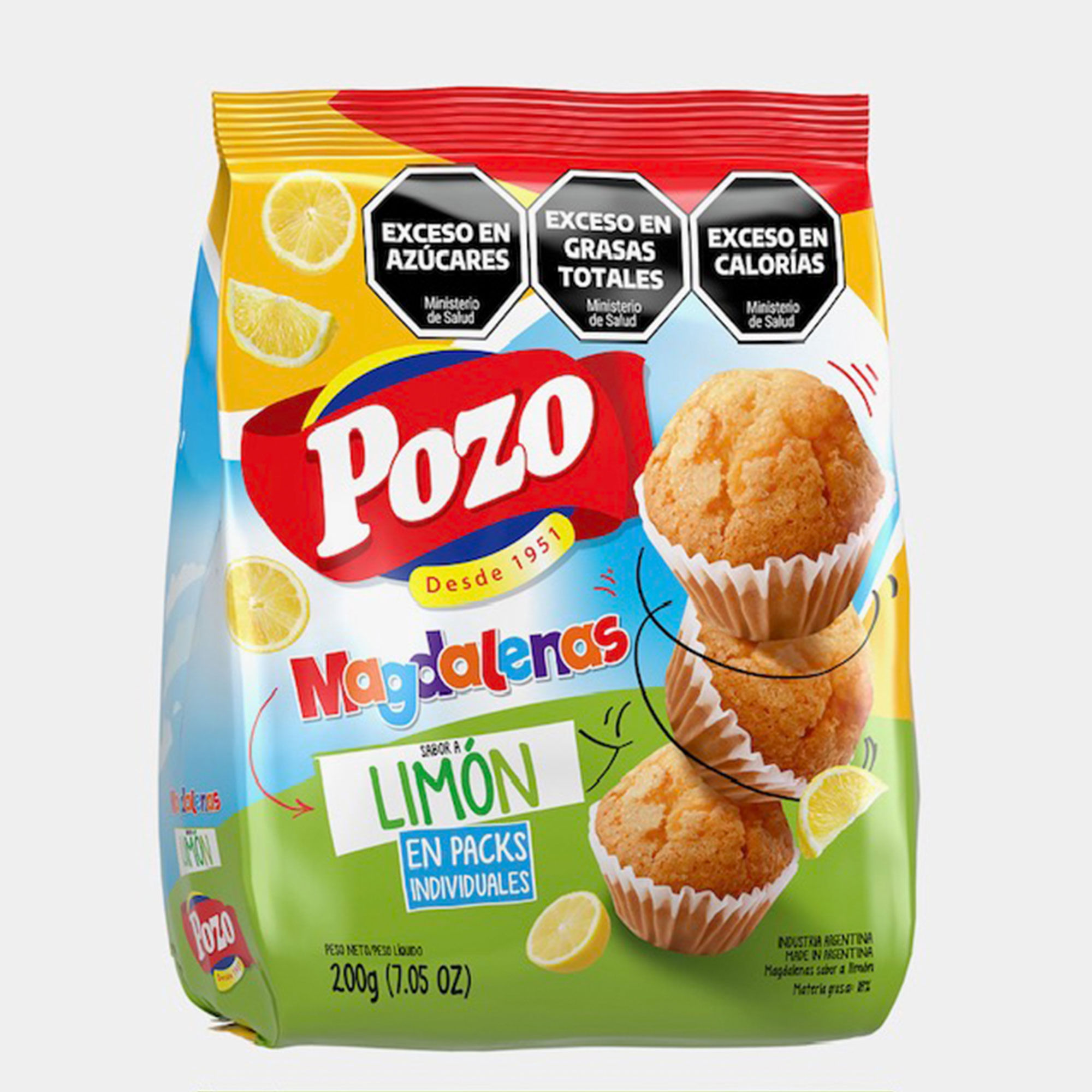 Magdalena Pozo sabor limón 200 g. - Carrefour