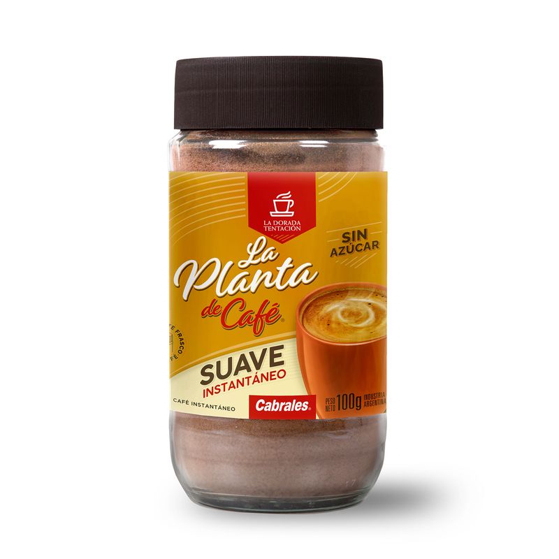 Café instantaneo suave La planta en frasco 100 g. - Carrefour