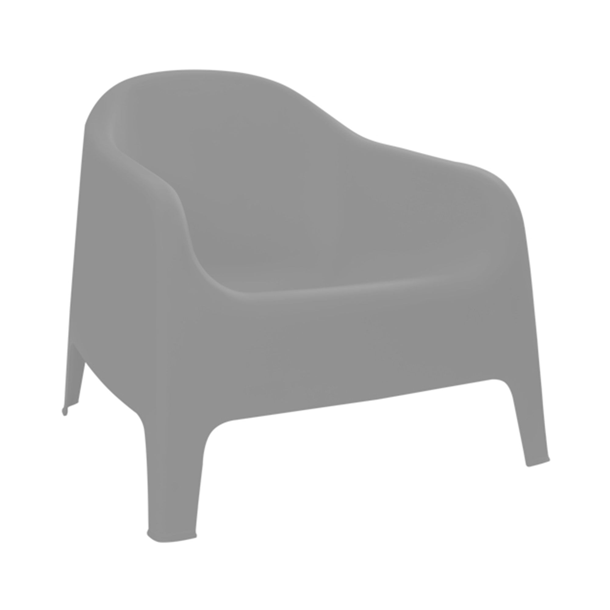 Sillón skarpo Garden Life grafito