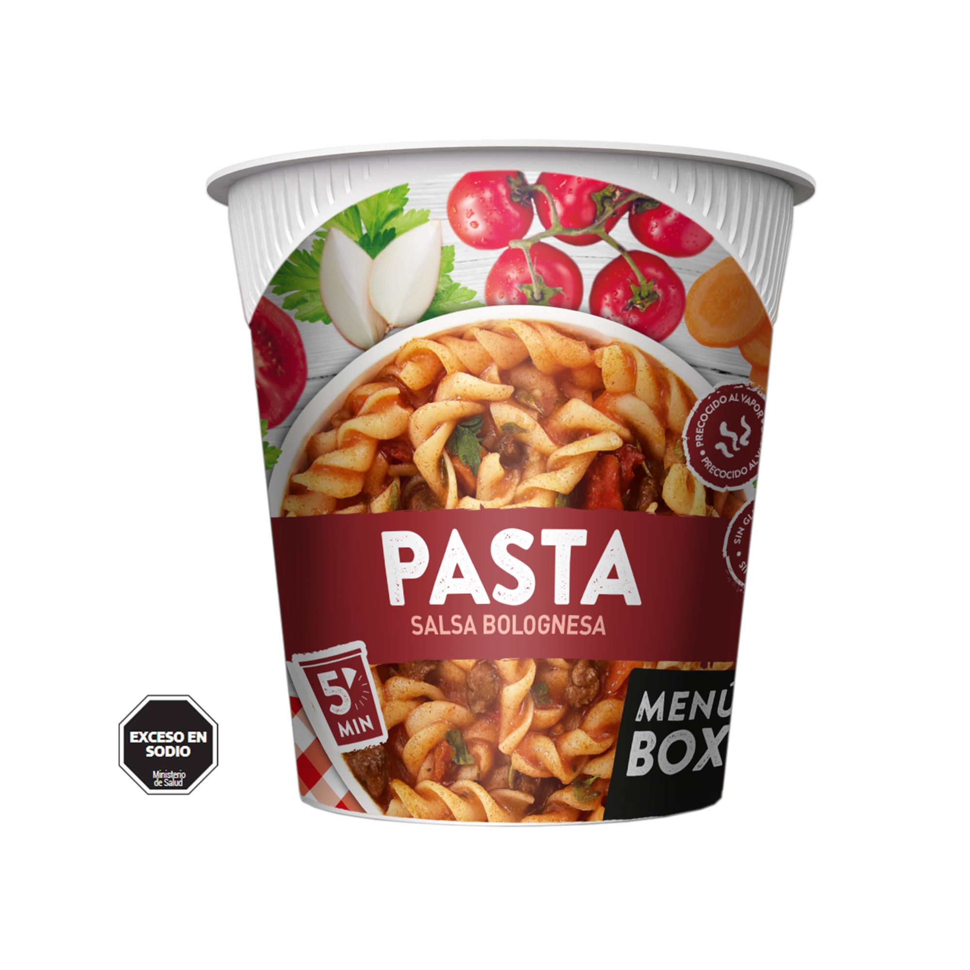 Fideos con salsa bolognesa Box vaso 64 g. - Carrefour