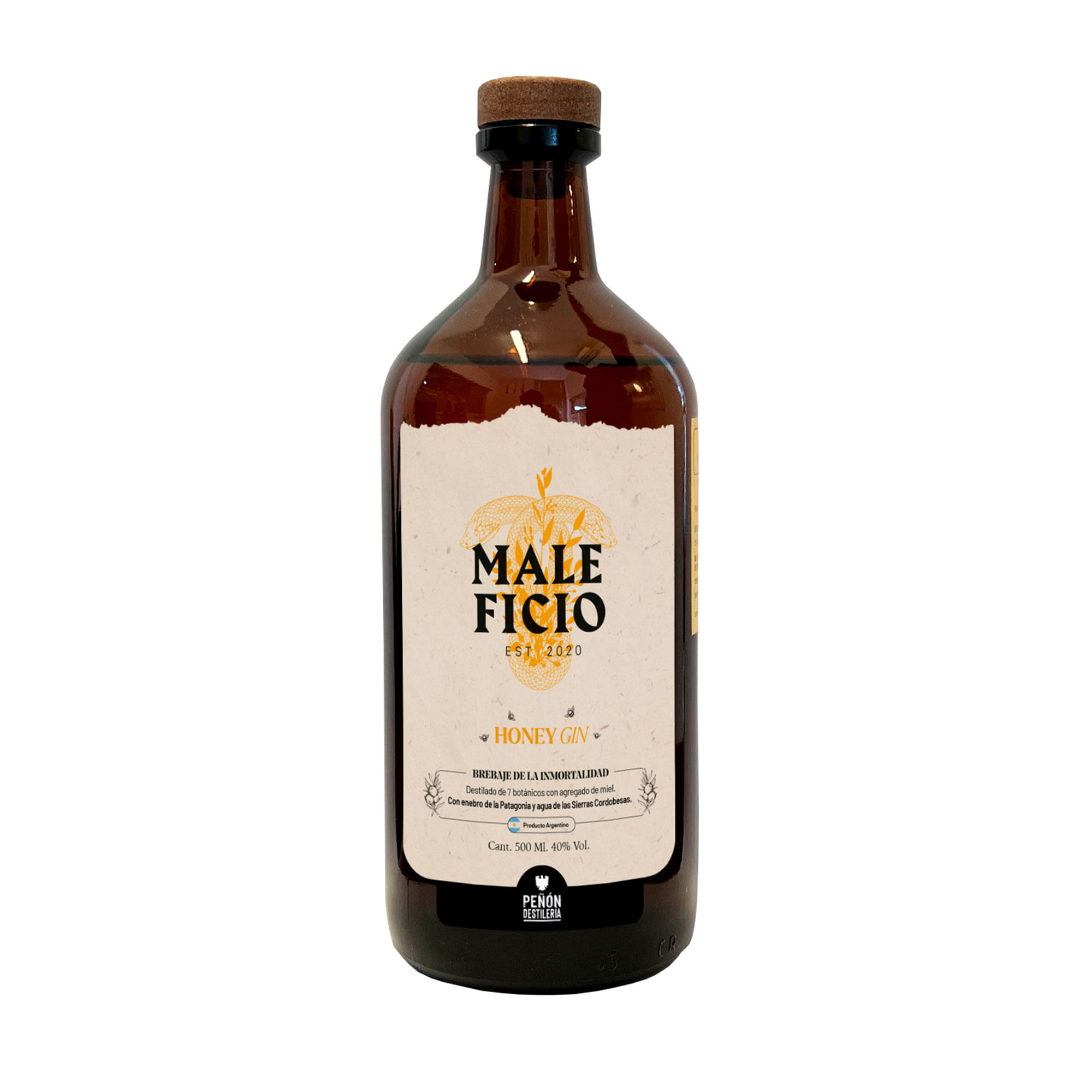 Gin honey Maleficio en botella 500 cc. - Carrefour