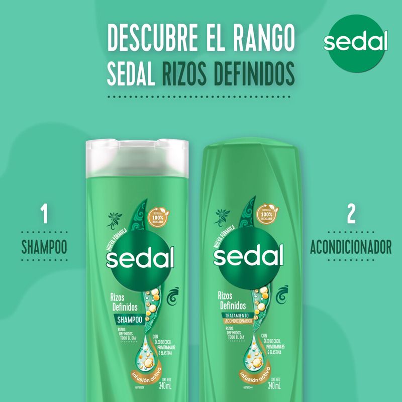 Acondicionador Sedal rizos definidos 190 cc. - Carrefour