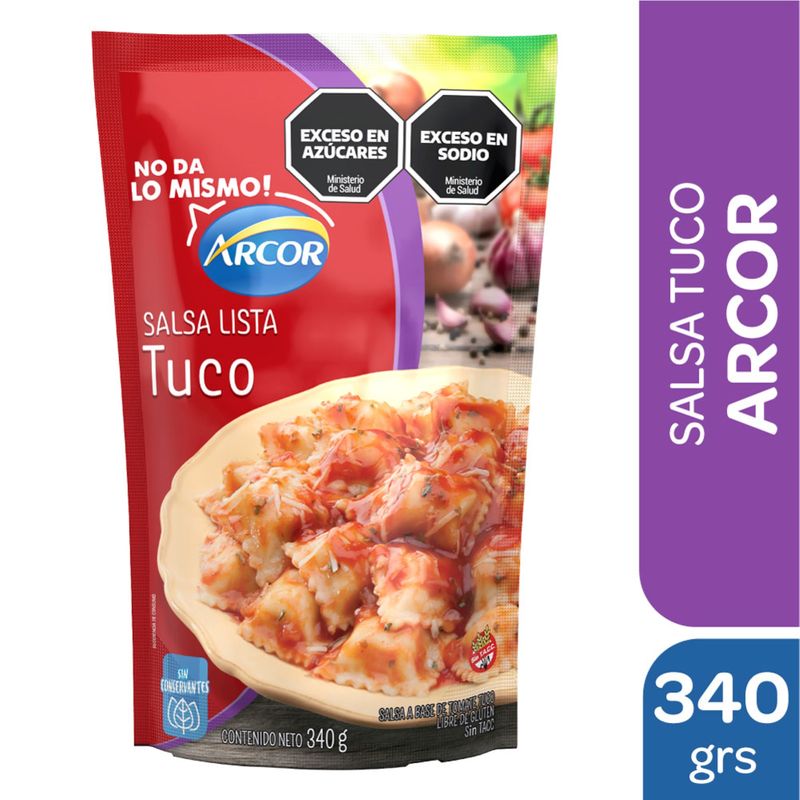 Salsa tuco Arcor doy pack 340 g. - Carrefour