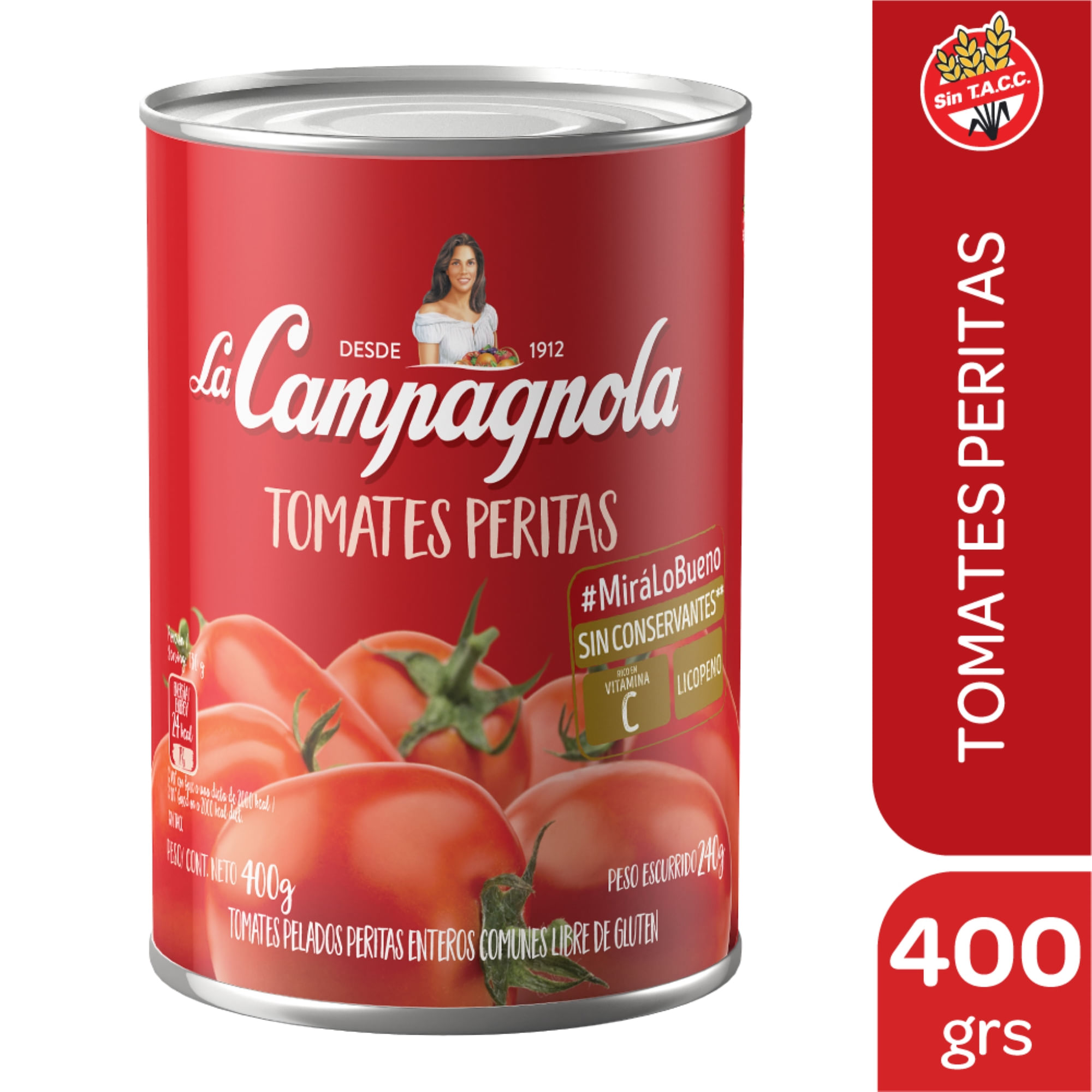 Tomate perita La campagnola 400 g. - Carrefour