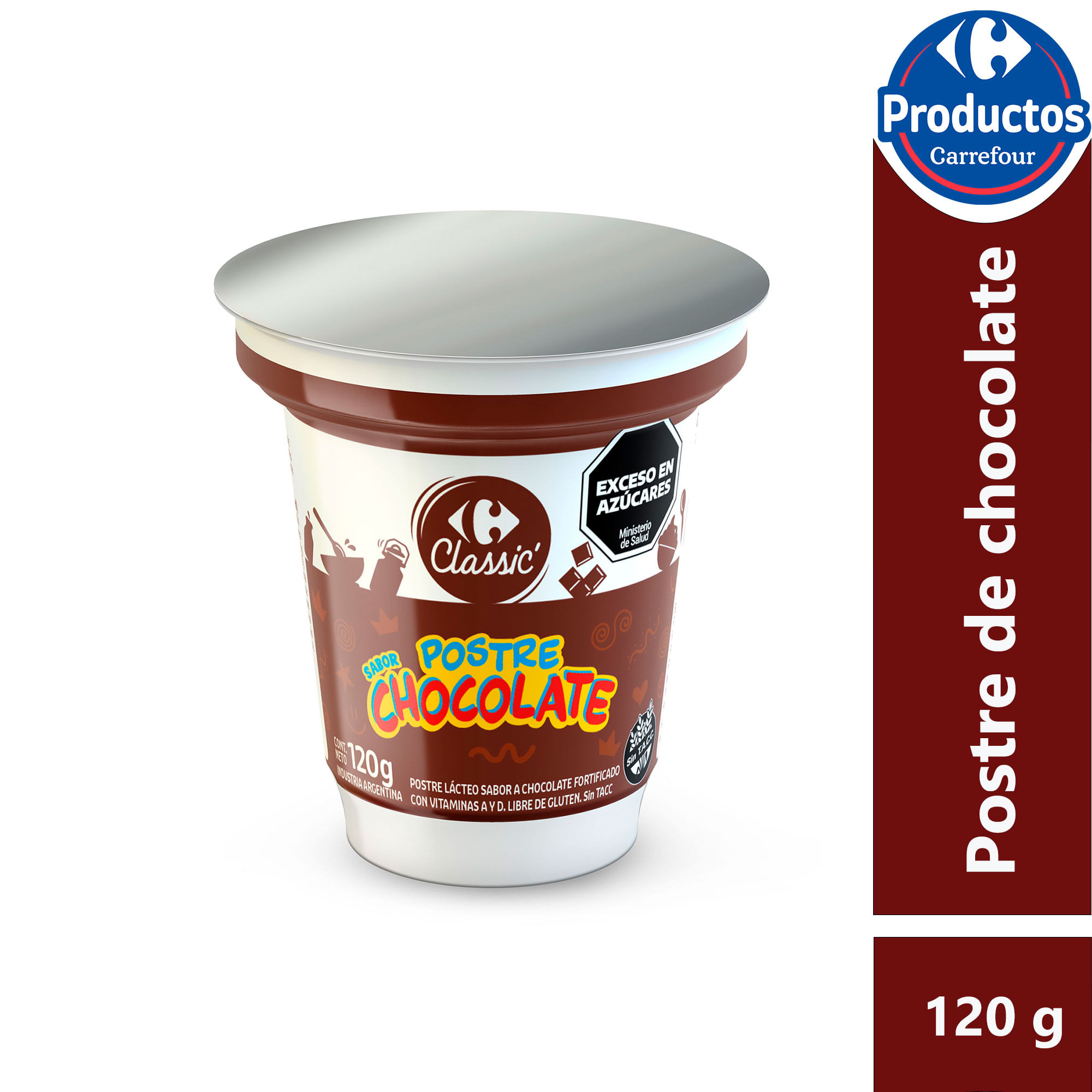 Postre de chocolate Carrefour classic 120 g. - Carrefour