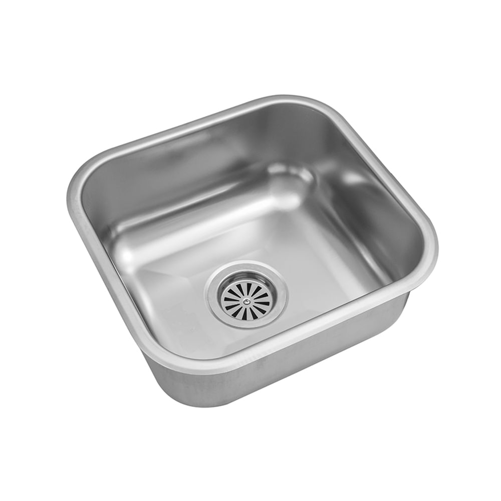 Bacha cocina pileta simple Johnson Acero EE37 - Carrefour Bacha cocina pileta simple Johnson Acero EE37 - Carrefour