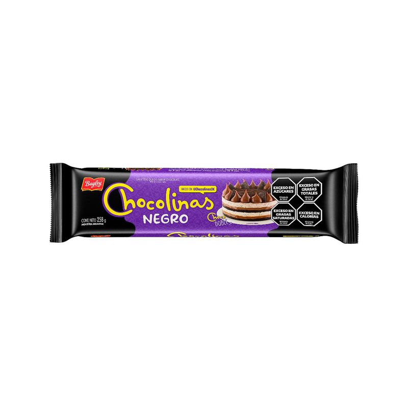Galletitas Chocolinas chocolate negro 258 g. - Carrefour