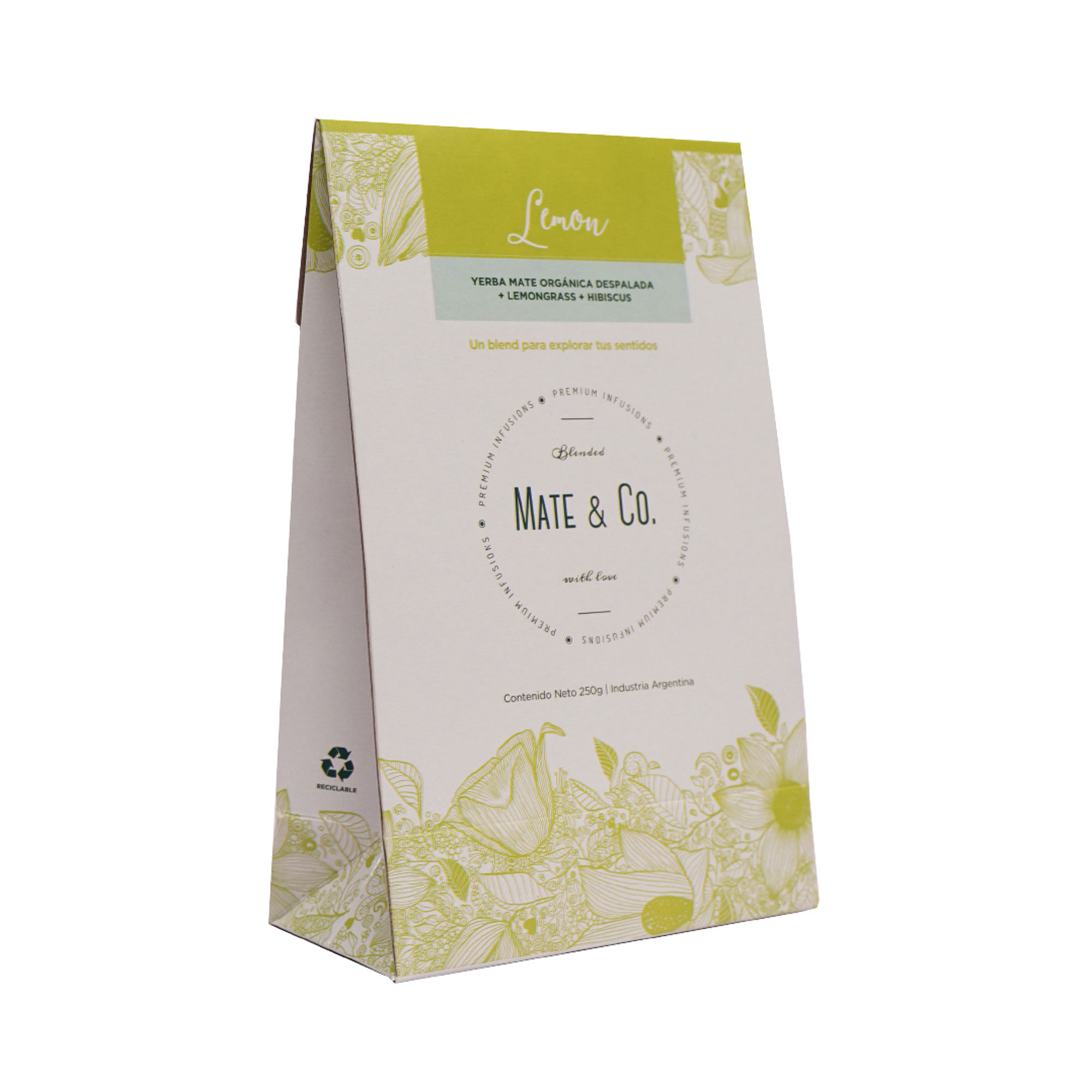 Yerba blend orgánica lemon Mate y Co 500 g. - Carrefour