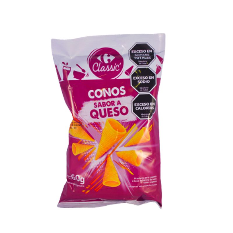 Conos sabor queso Carrefour classic 60 g. - Carrefour