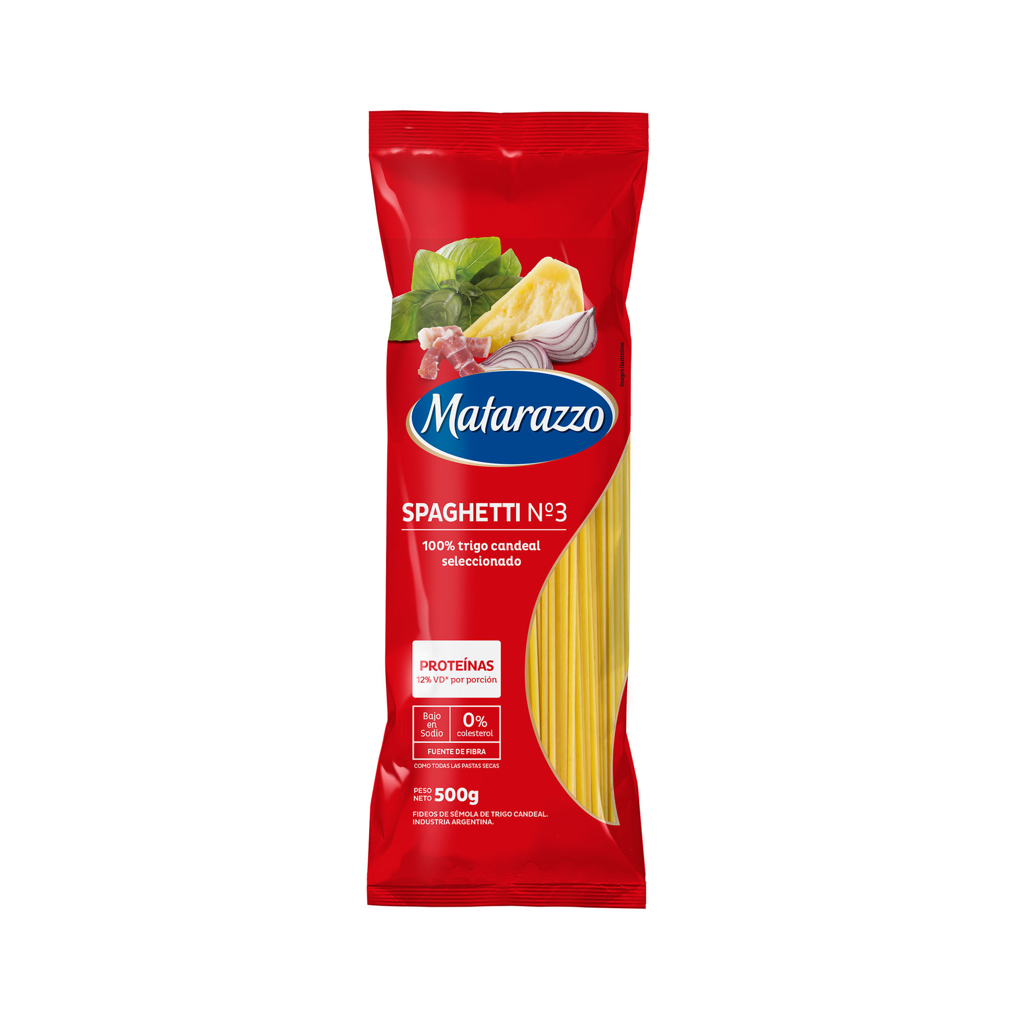 Fideos spaghetti N3 Matarazzo 500 g. - Carrefour