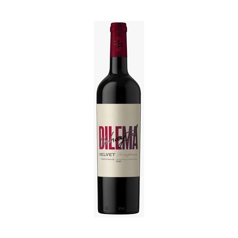 Vino tinto Dilema velvet dulce en botella 750 cc. - Carrefour