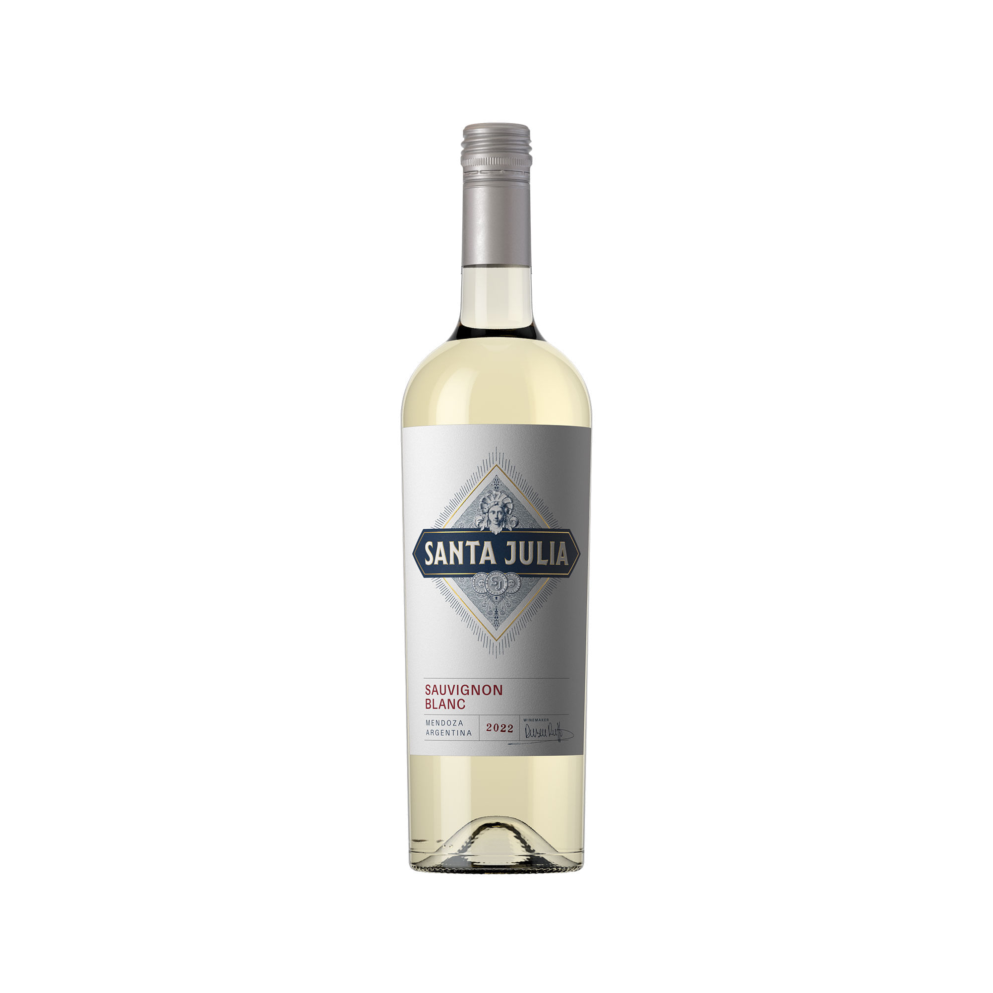 Vino blanco Sauvignon Blanc Santa Julia 750 ml - Carrefour