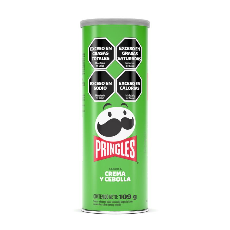 Papas fritas Pringles de crema y cebolla 109 g. - Carrefour