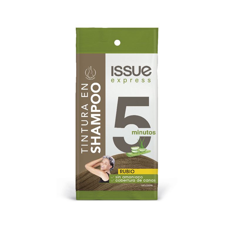 Tintura en shampoo Issue 5 min Rubio 1 uni - Carrefour