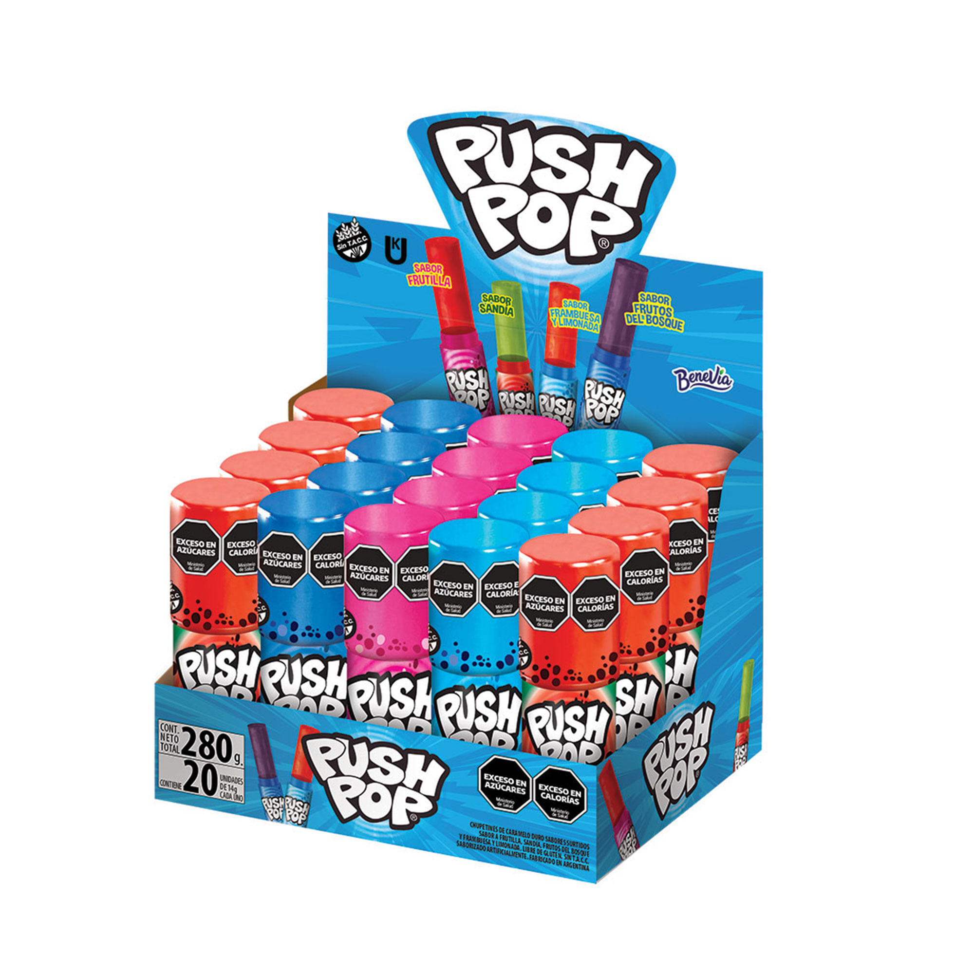 Chupentin Push Pop 14 g. - Carrefour