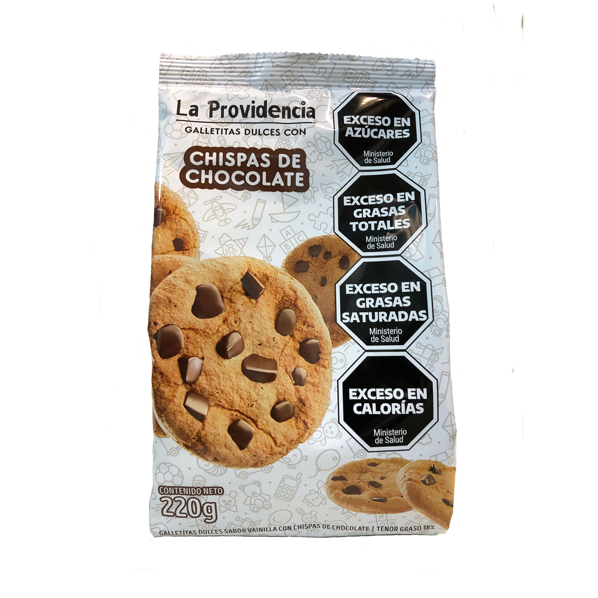 Galletitas con chips de chocolate La providencia 220 g. - Carrefour