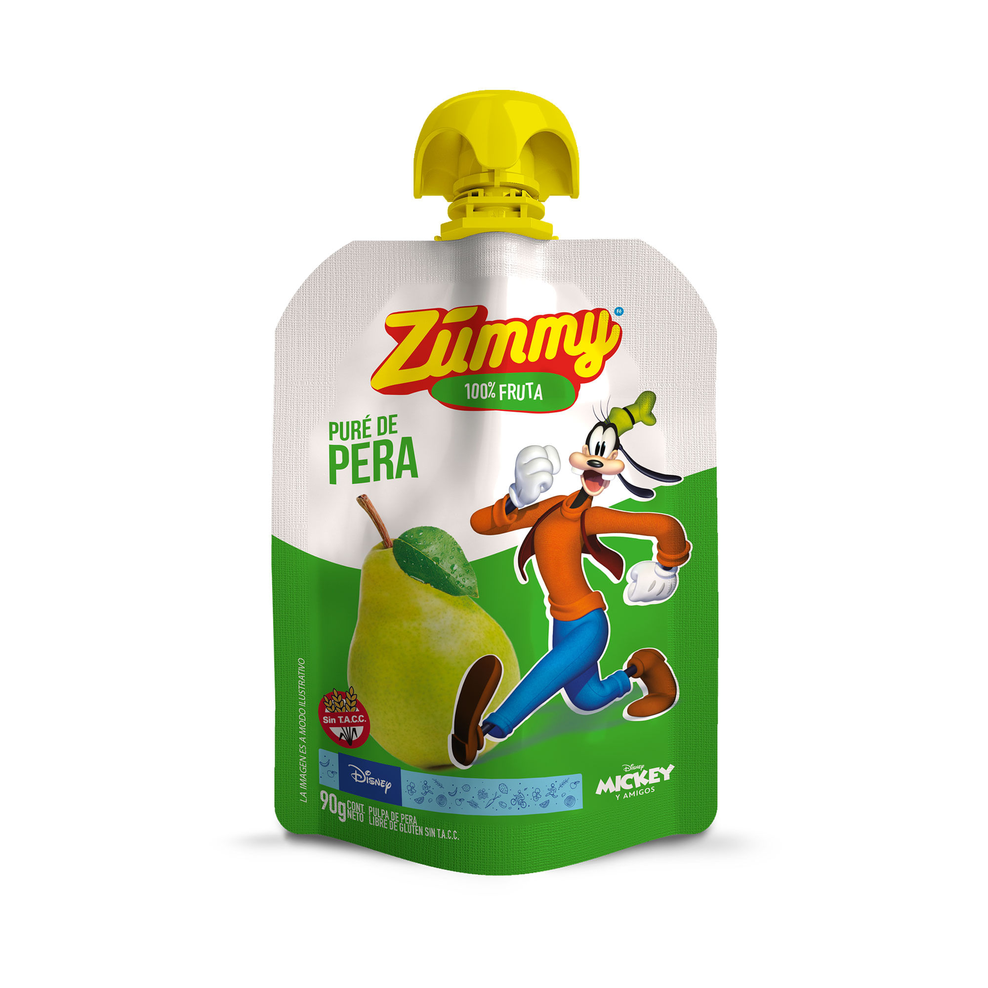 Puré de pera Zummy pouch 90 g. - Carrefour