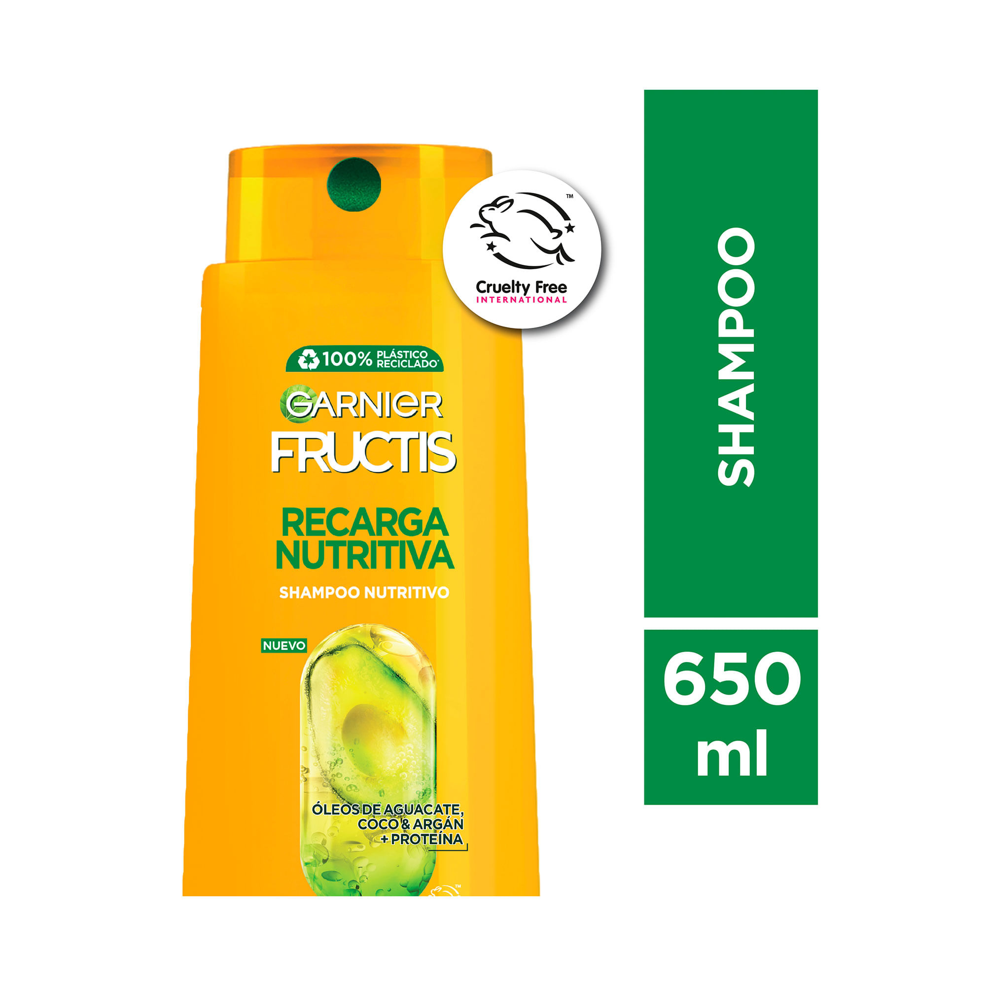Shampoo Fructis recarga nutritiva 650 cc. - Carrefour