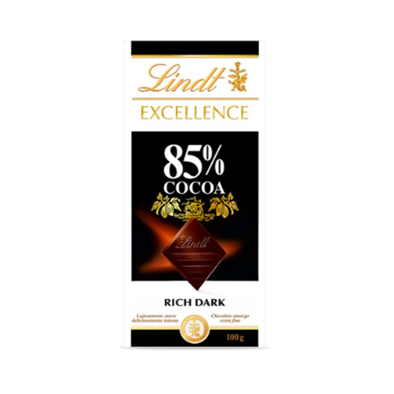 Tableta de chocolate extra cacao Lindt excellence 100 g. - Carrefour