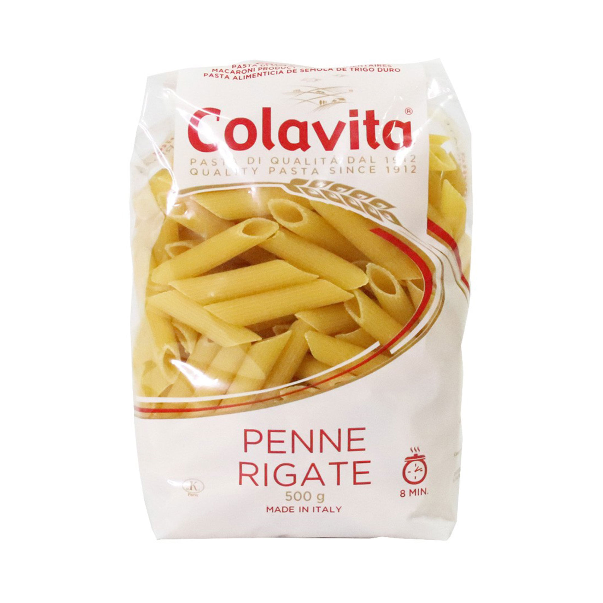 Fideos penne rigate Colavita en bolsa 500 g. - Carrefour