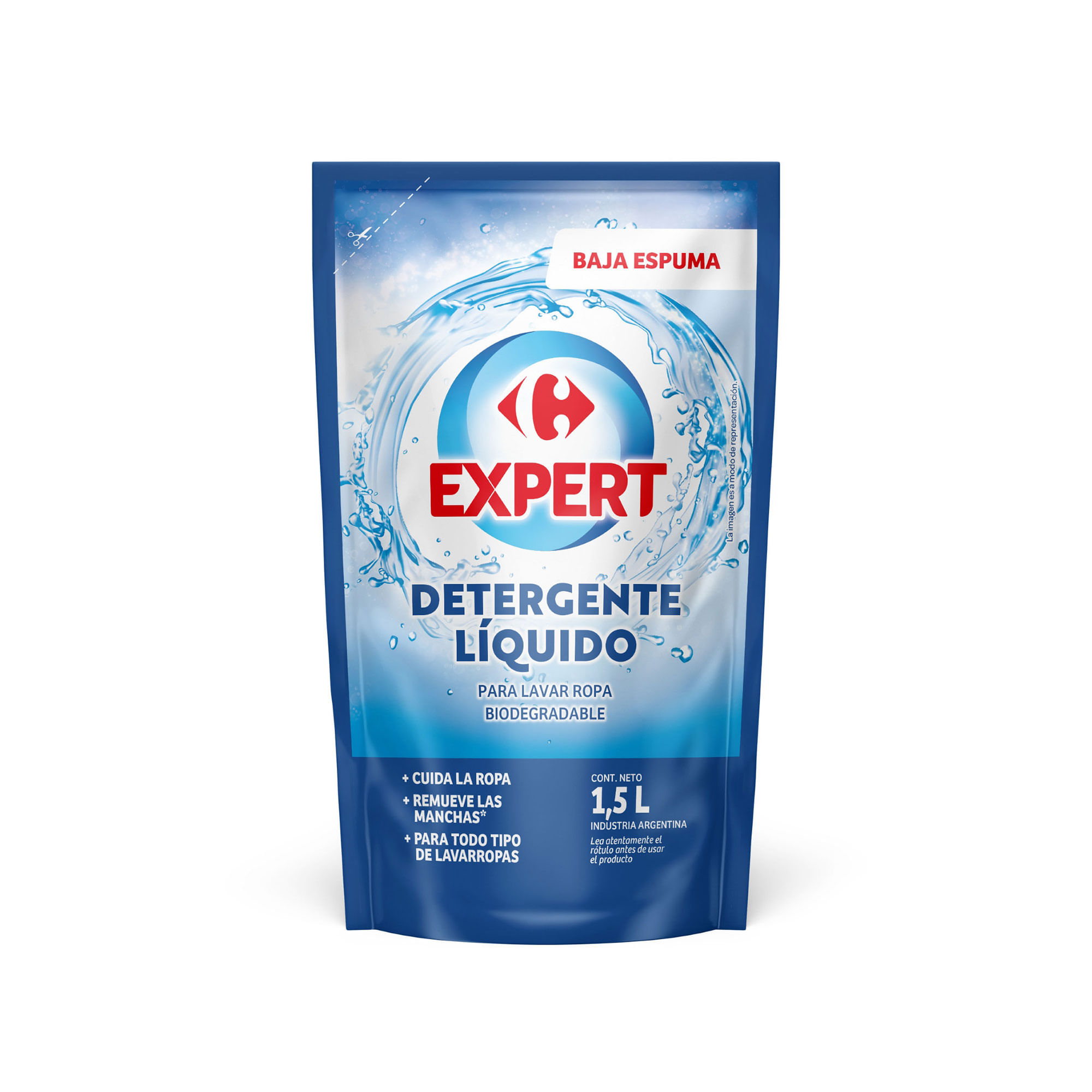 Detergente baja espuma Carrefour expert dp 1500 cc. - Carrefour