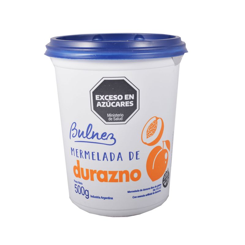 Mermelada Bulnez de durazno en pote 500 g. - Carrefour