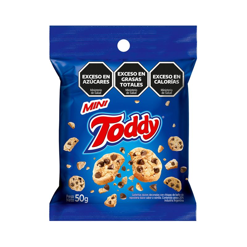 Galletitas con chips de chocolate mini Toddy 50 g. - Carrefour