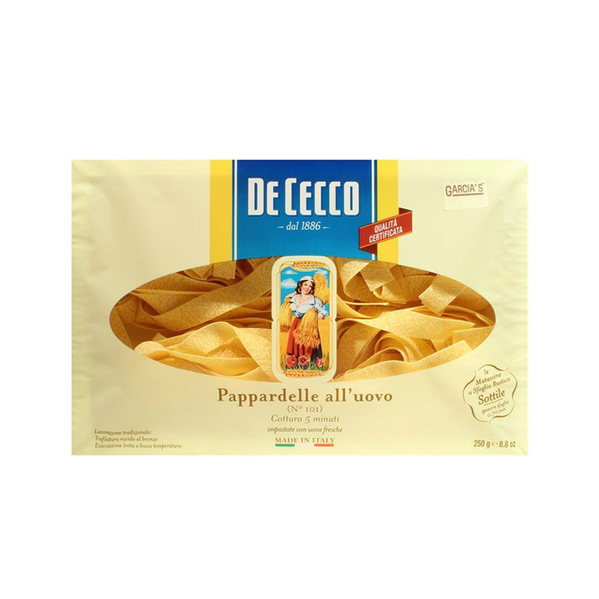 Fideos De cecco pappar matasse huevo 250 g. - Carrefour