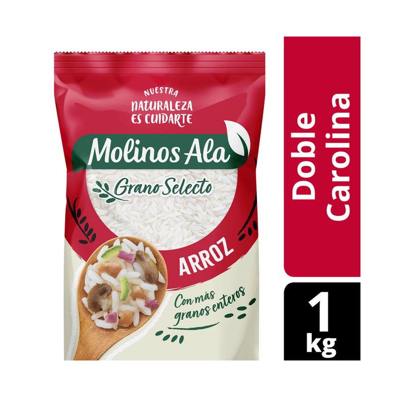 Arroz doble carolina selecto Molinos ala 1 kg. - Carrefour