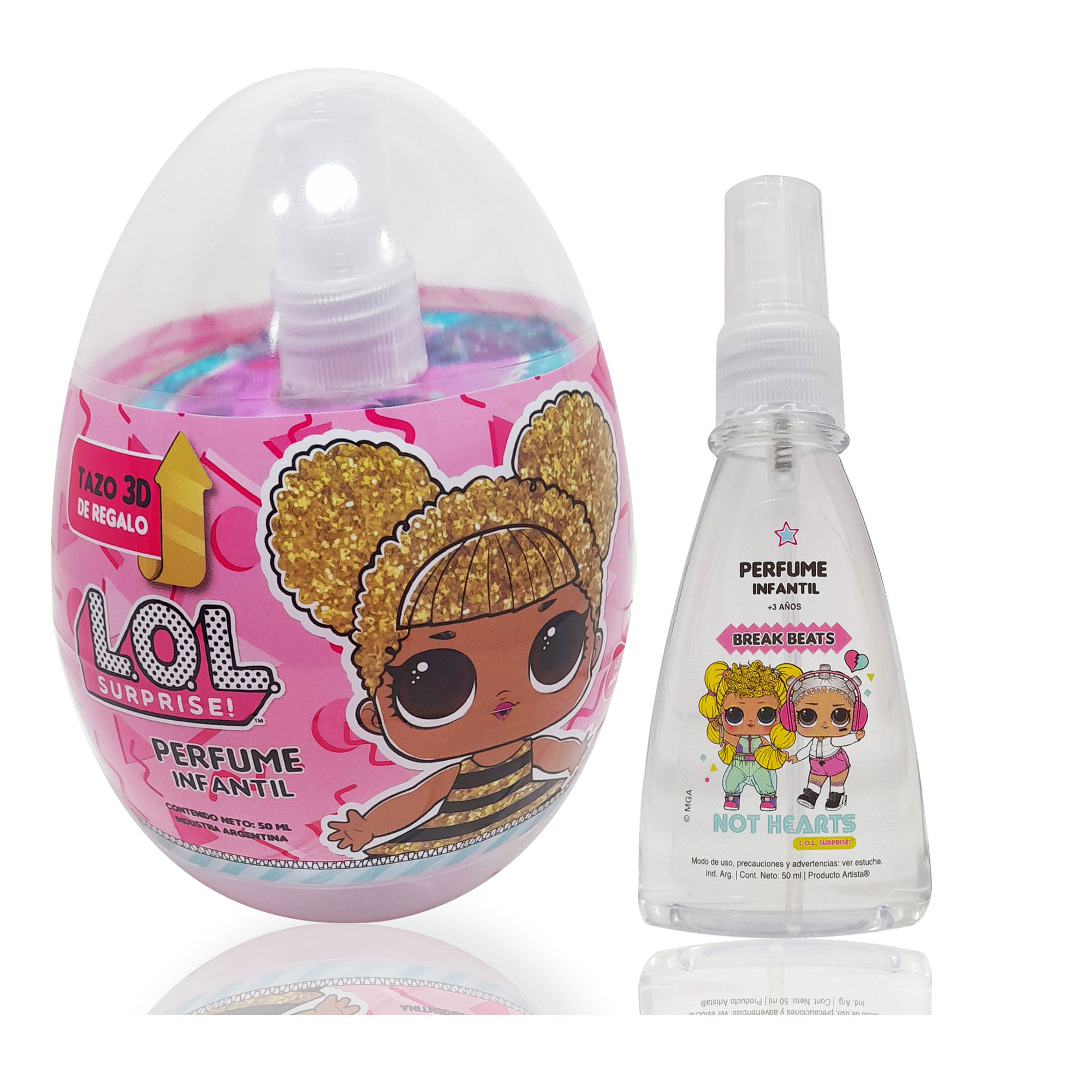 Perfume infantil Disney capsula LOL 50 cc + tazo 3D. - Carrefour