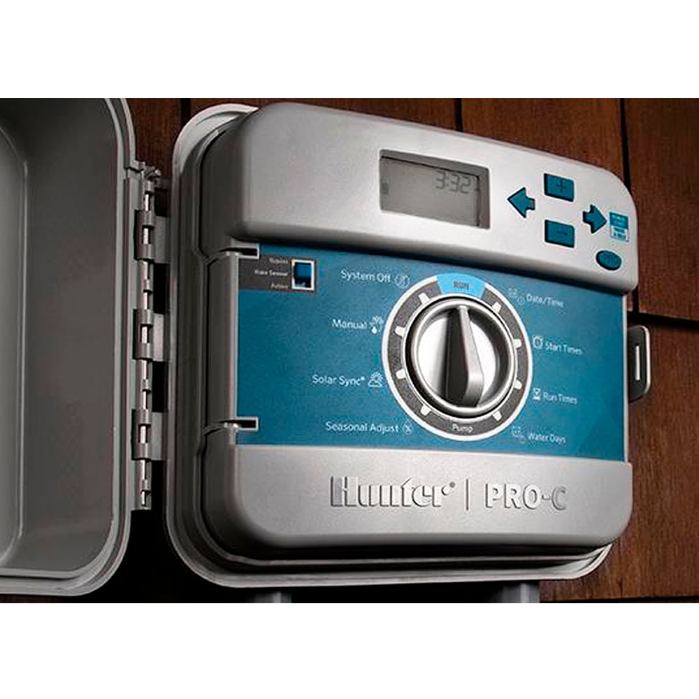 Programador de riego Hunter PRO-C + módulo expansible 7 zonas - Carrefour