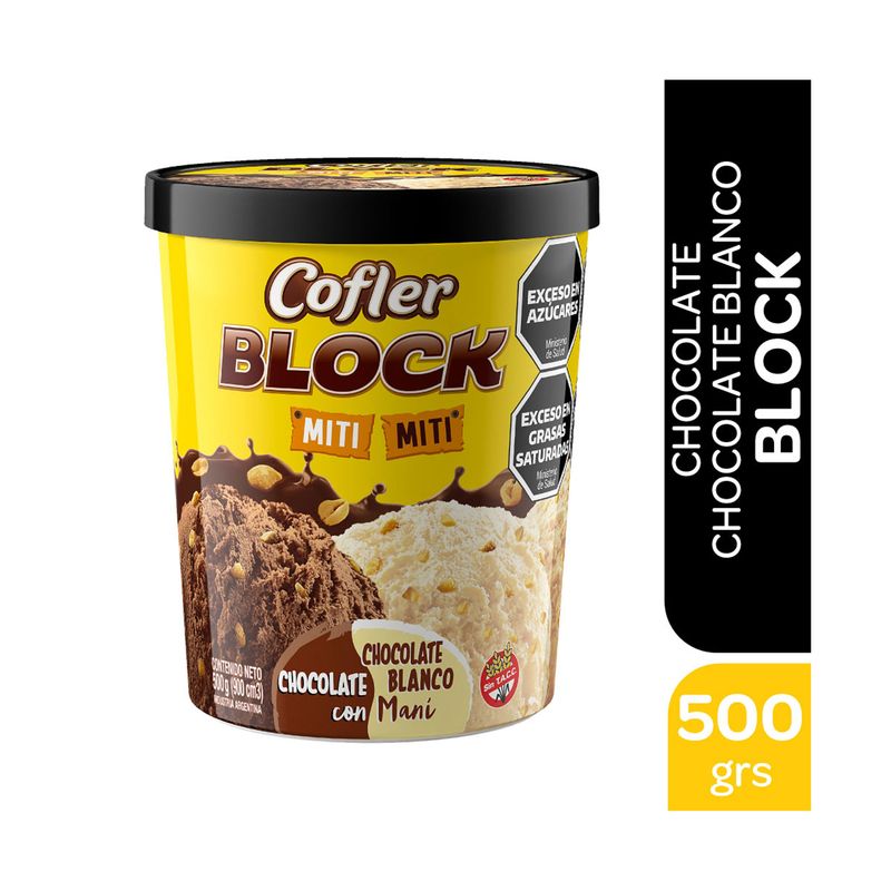 Helado duo miti miti Block Cofler en pote 500 g. - Carrefour