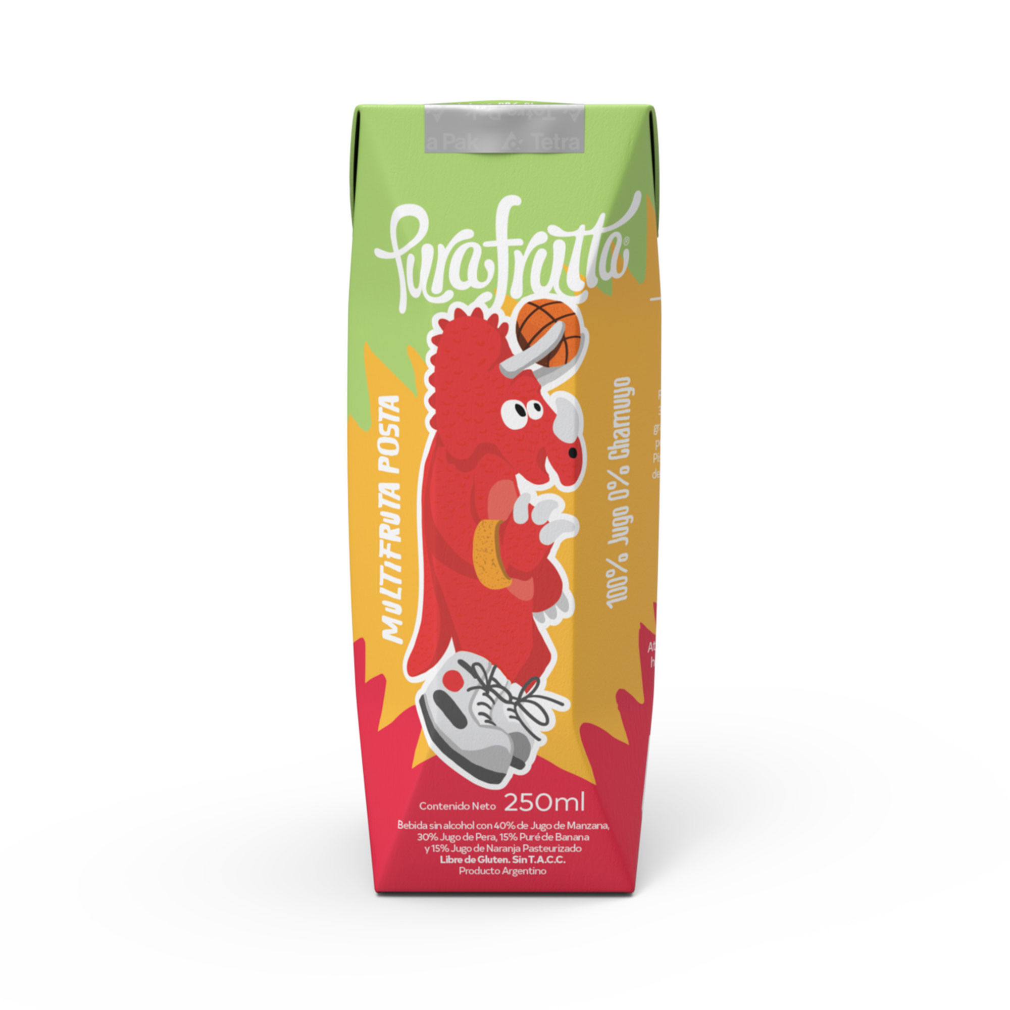 Jugo Pura frutta kids multifruta tetra 250 ml. - Carrefour