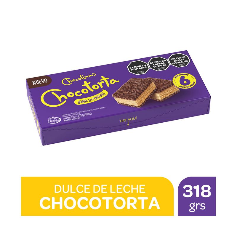 Postre helado chocotorta Chocolinas x6 uni - Carrefour