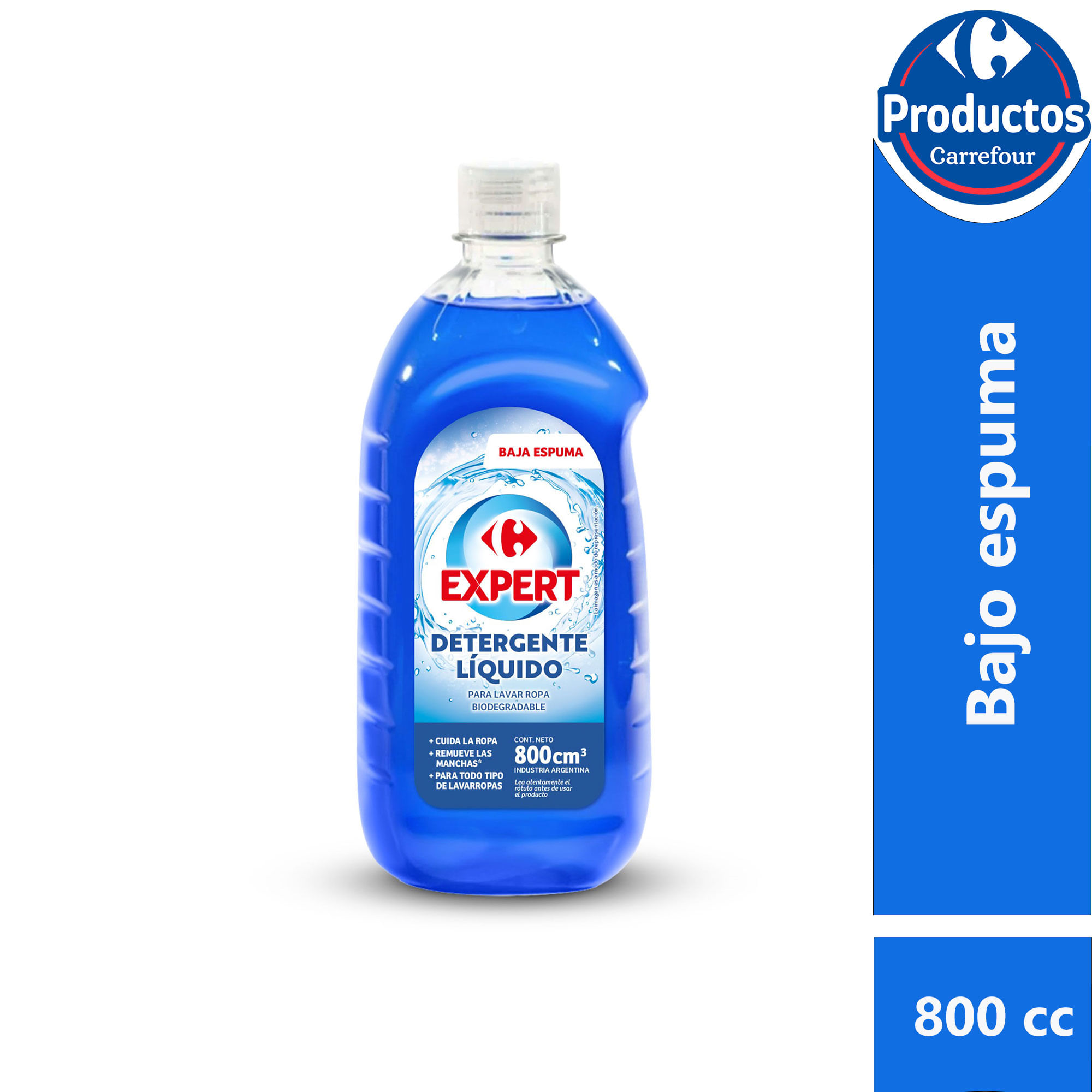 Jabón líquido para ropa Carrefour expert en botella 800 cc. - Carrefour
