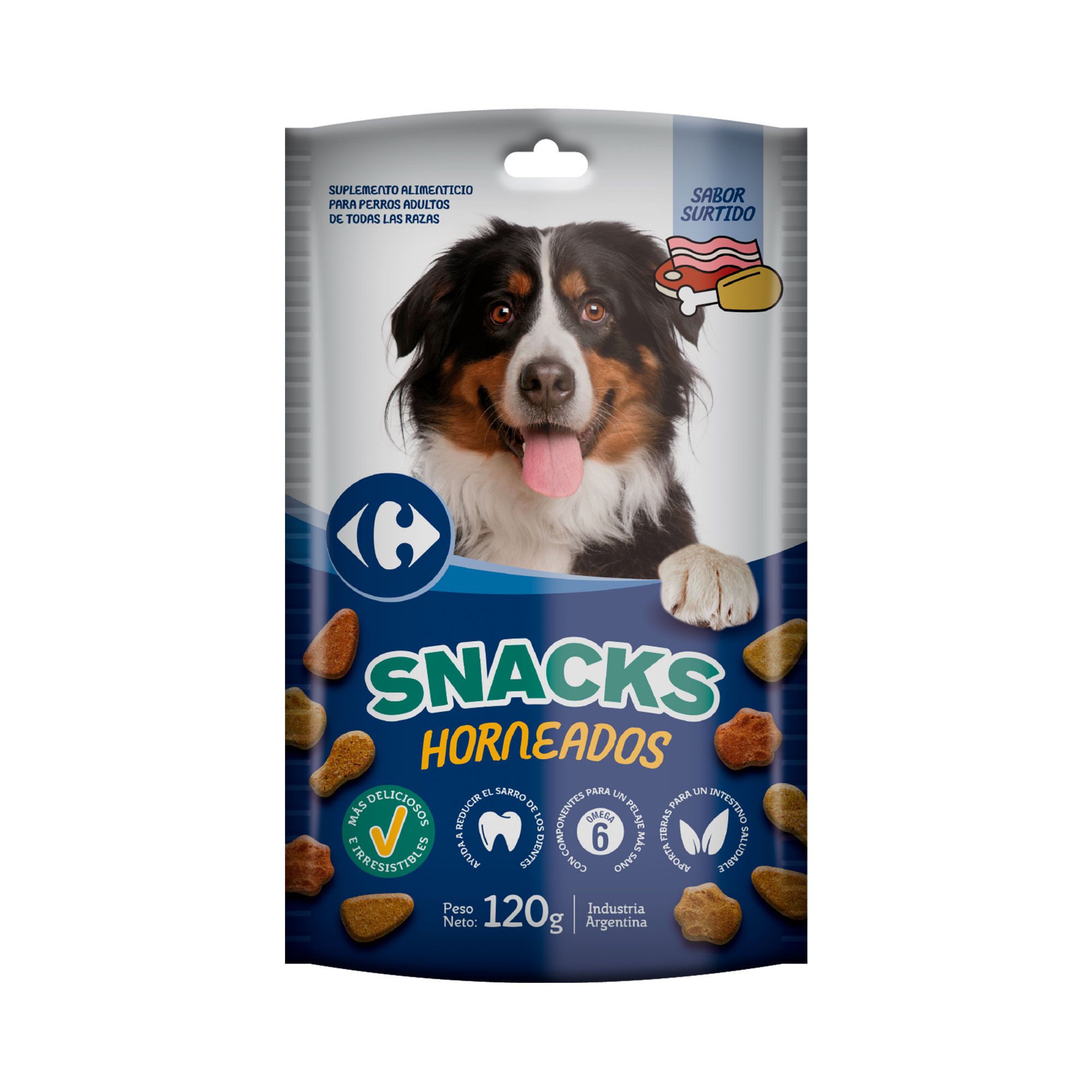 Snack para perro Carrefour 120 grs - Carrefour